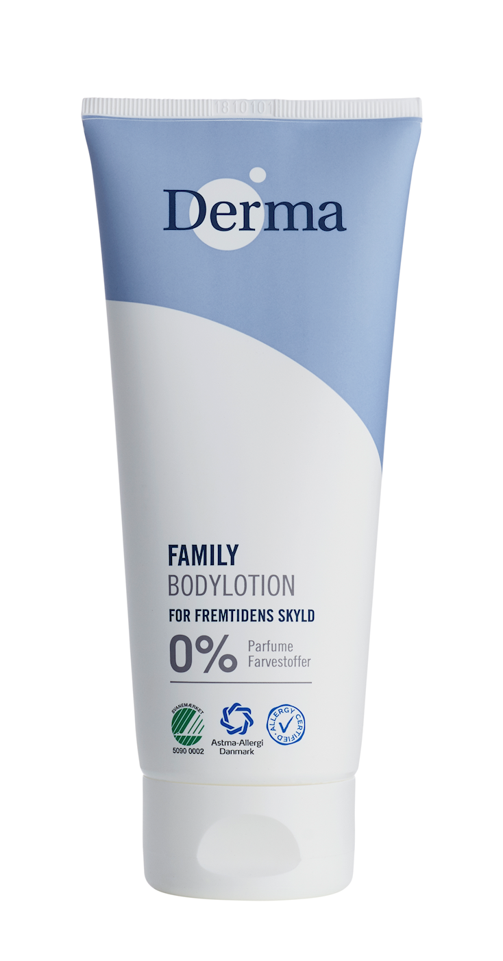 Parfumefri produkter fra Derma til dig og familien